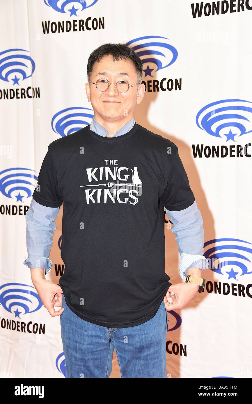 Woo Hyung Kim arrival at the photocell for “A Faith Full Dickens Tale ...