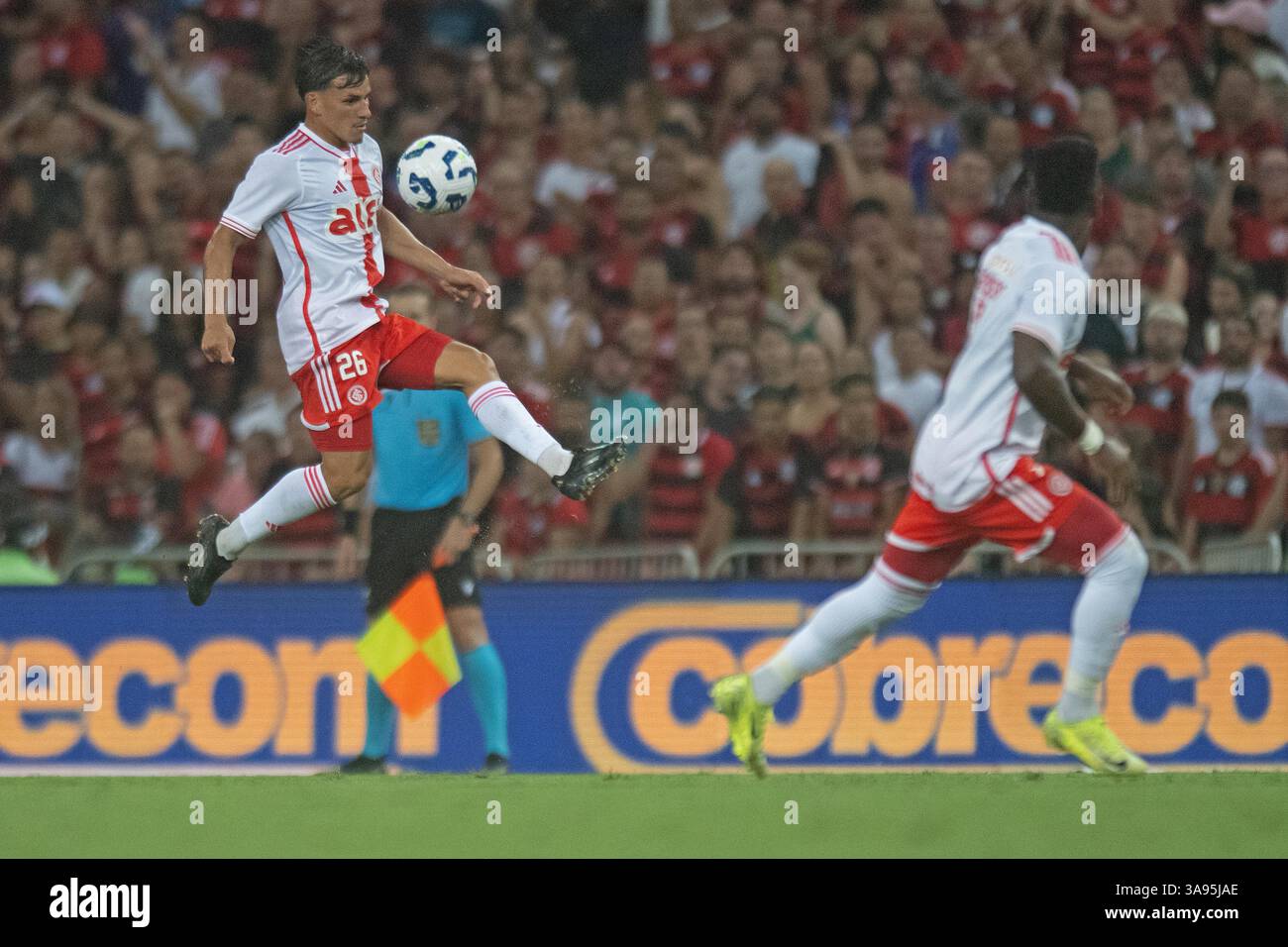 Maracana Stadium Alexandro Bernabei of Internacional, during the match ...