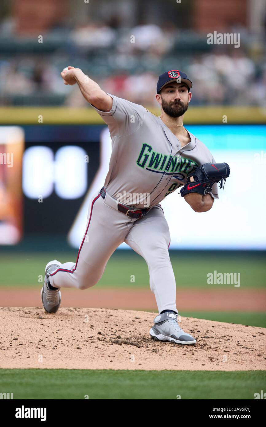 Gwinnett Stripers starting pitcher Spencer Strider (99) in action ...