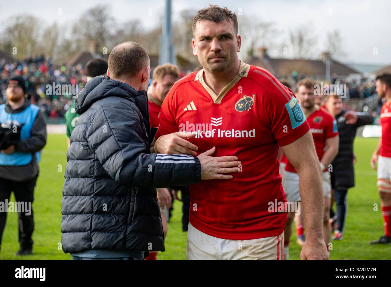 Tadhg Beirne of Munster after the United Rugby Championship Round 14 ...