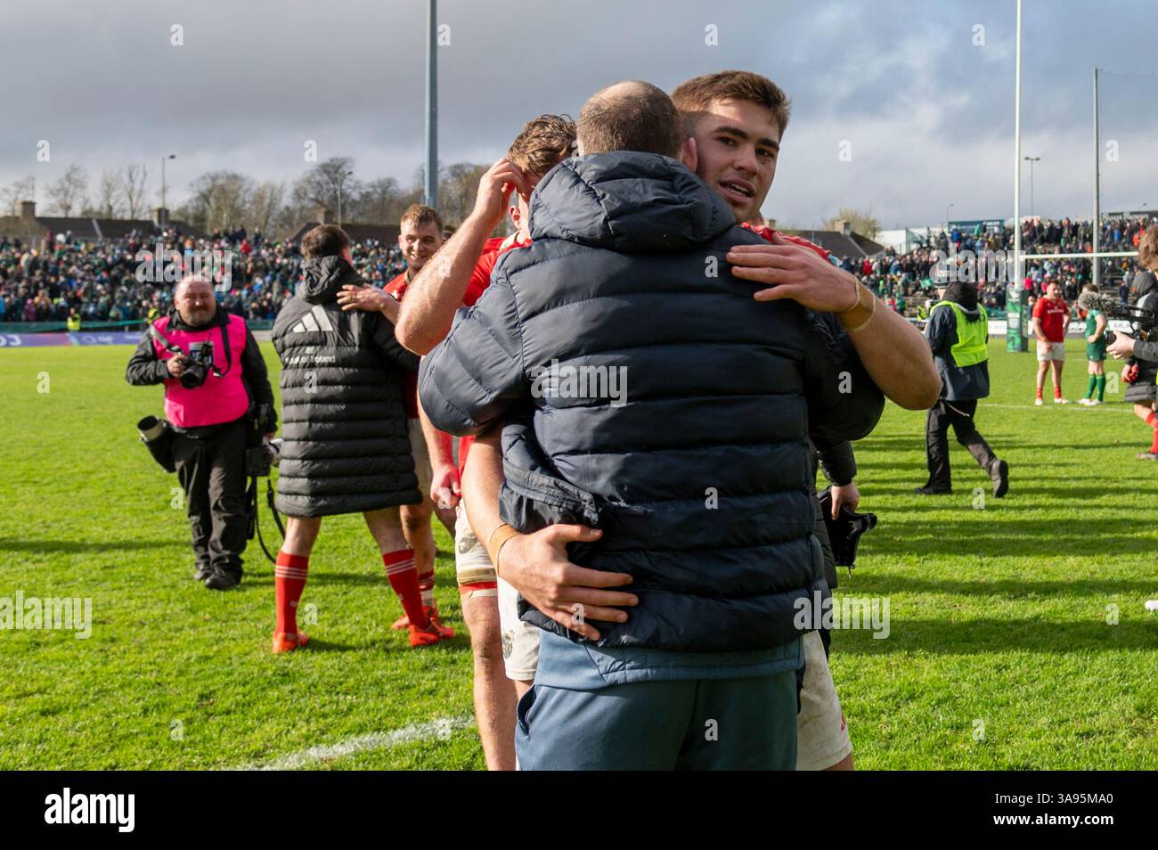 Castlebar, Ireland. 30th Mar, 2025. Jack Crowley of Munster and Munster ...