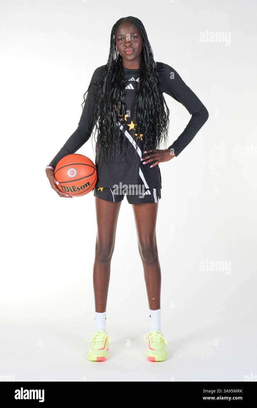 BROOKLYN, NY - MARCH 28: McDonalds High School All American Agot Makeer ...