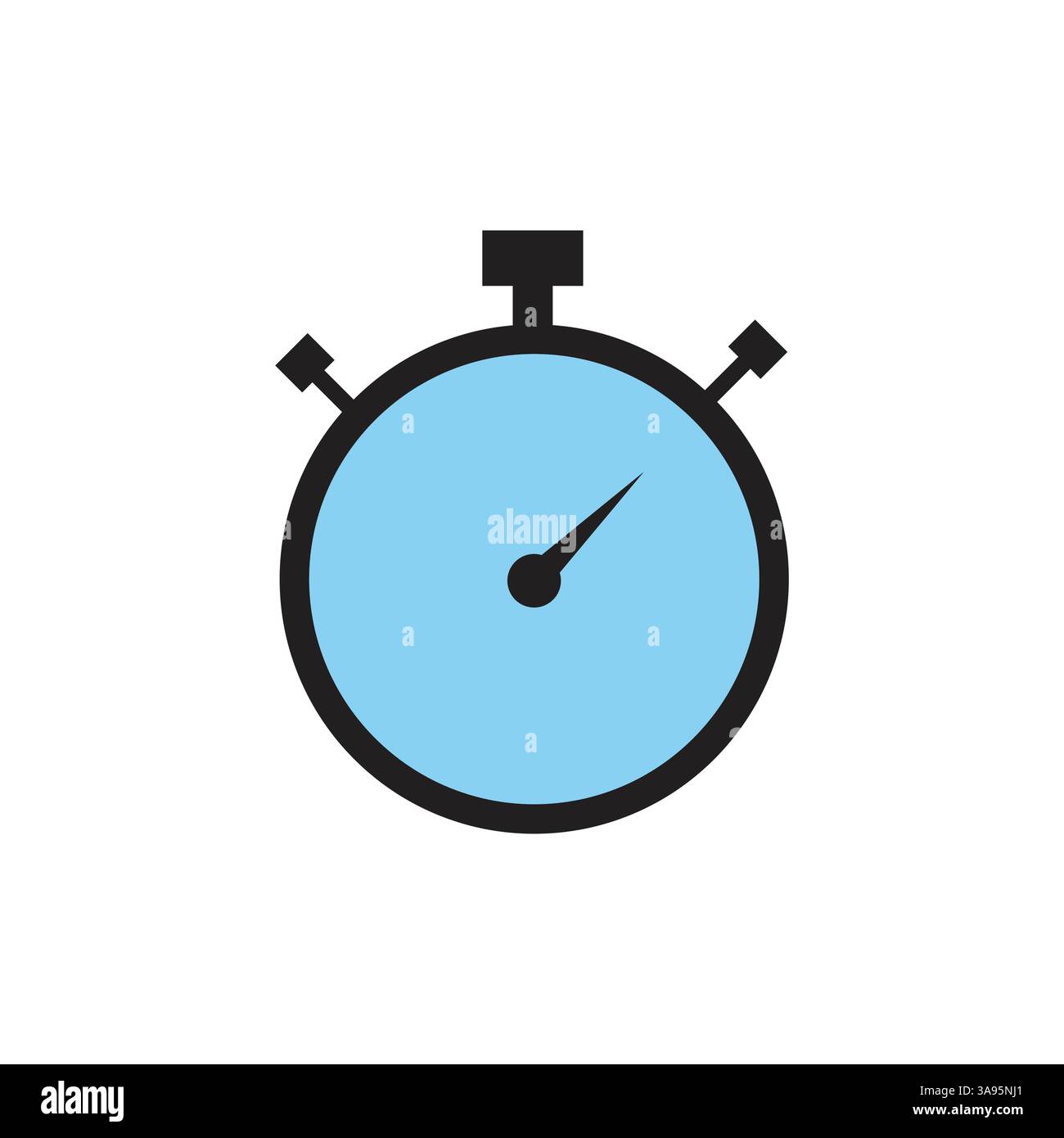 Flat Stopwatch icon Symbol Vector Illustration Stock Vector Image & Art - Alamy
