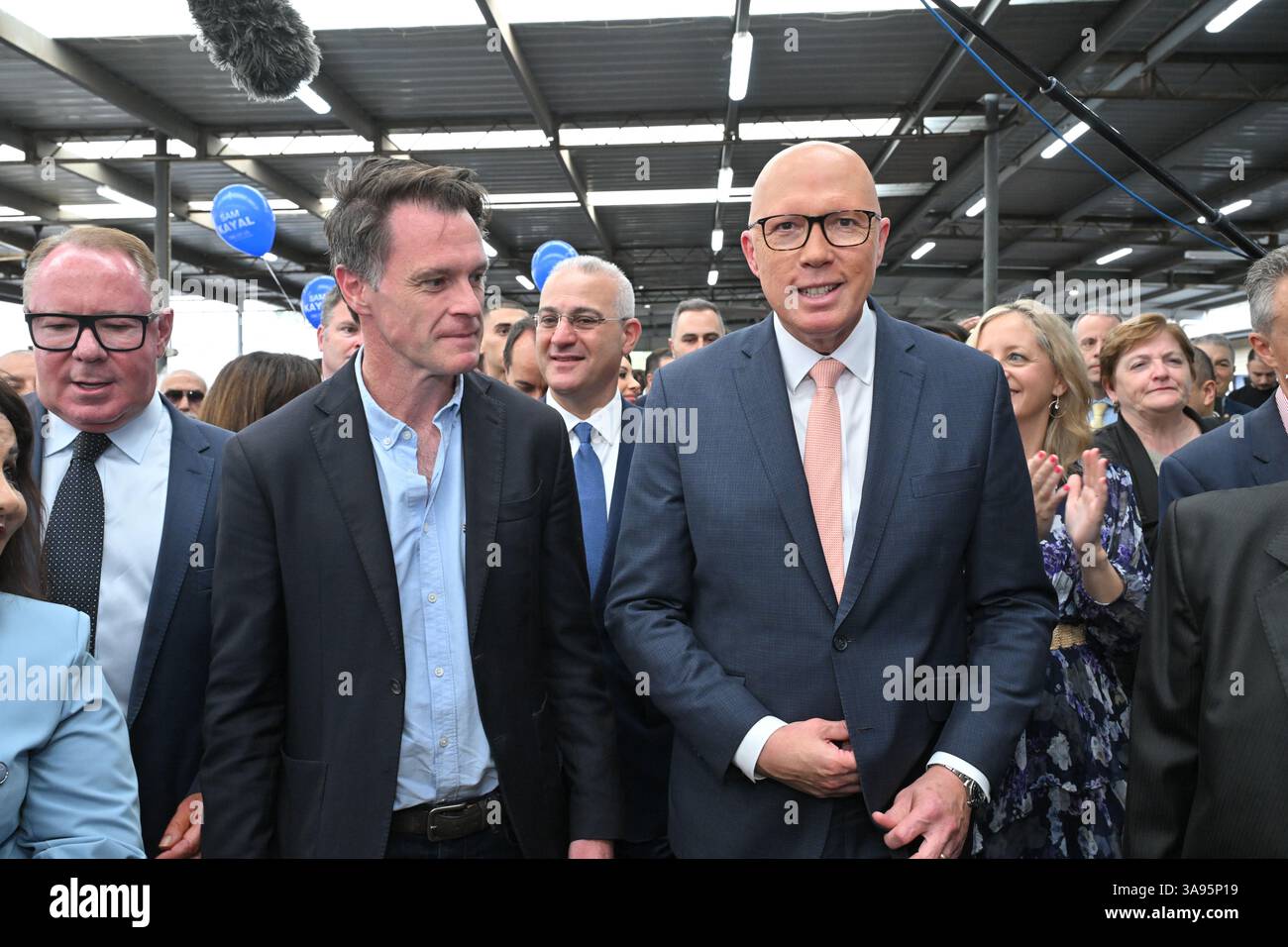NSW Premier Chris Minns and Leader of the Opposition Peter Dutton at ...