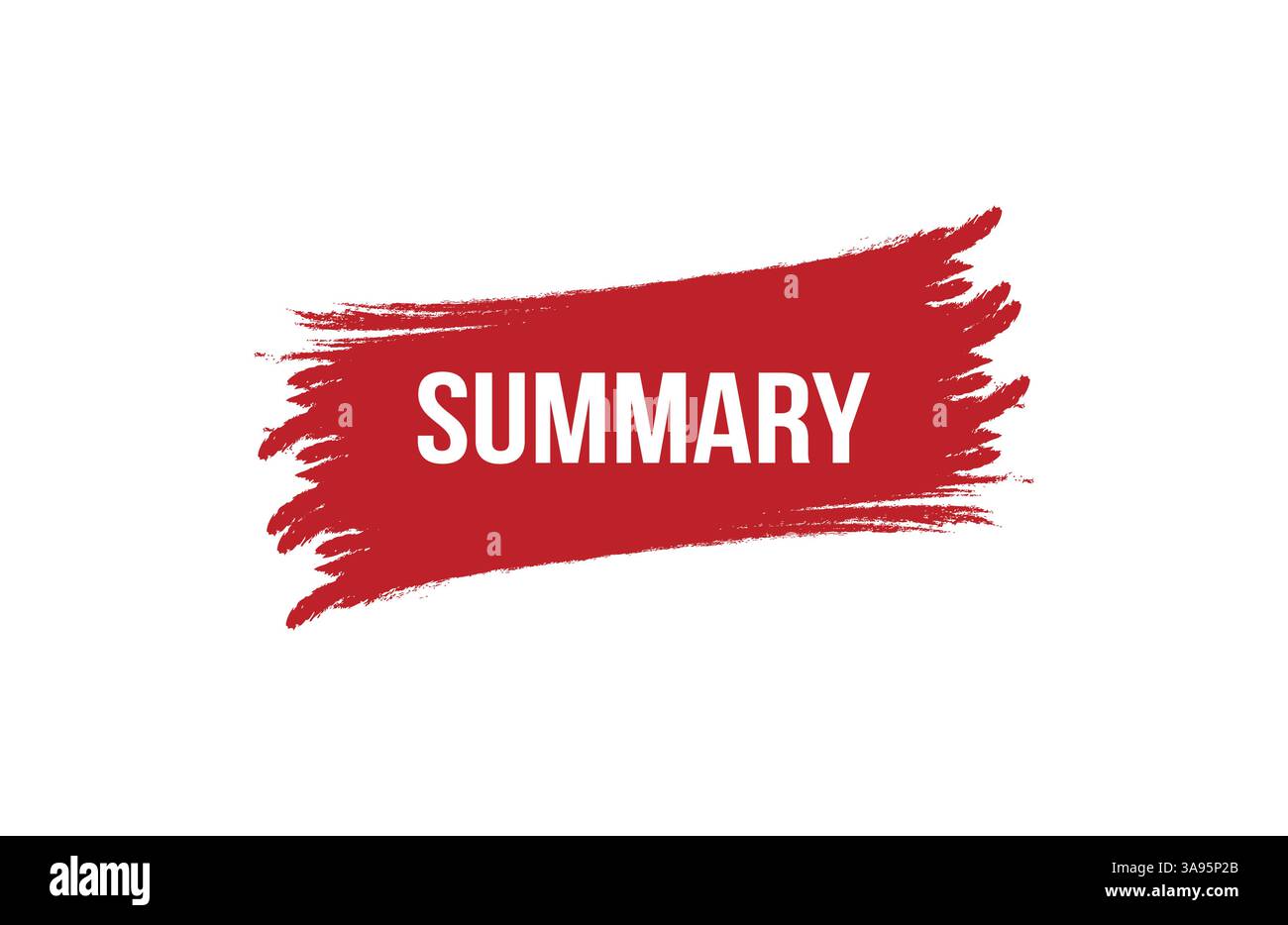 Summary red ribbon label banner. Open available now sign or Summary tag ...