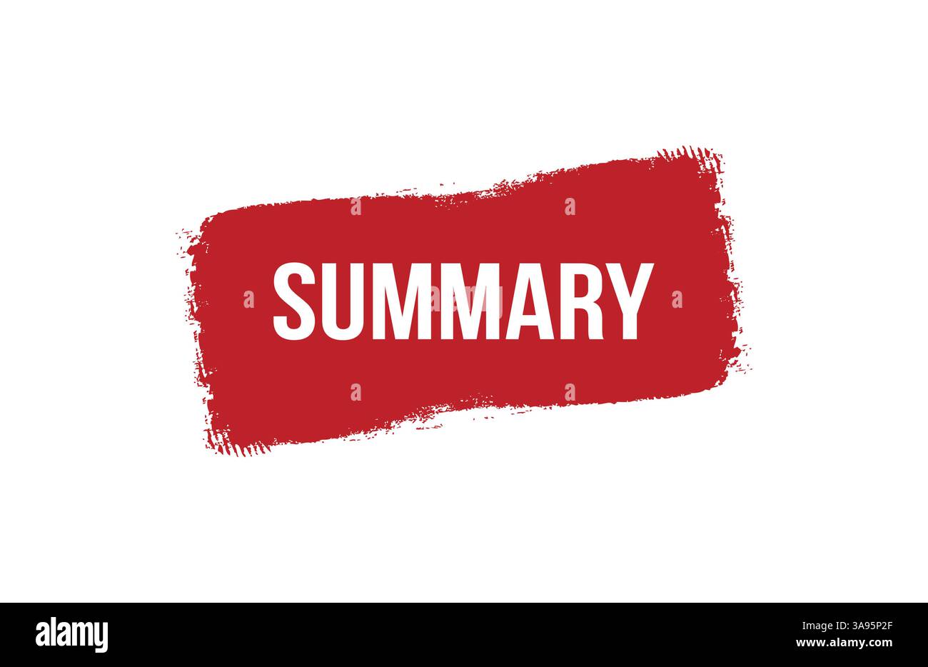 Summary red ribbon label banner. Open available now sign or Summary tag ...