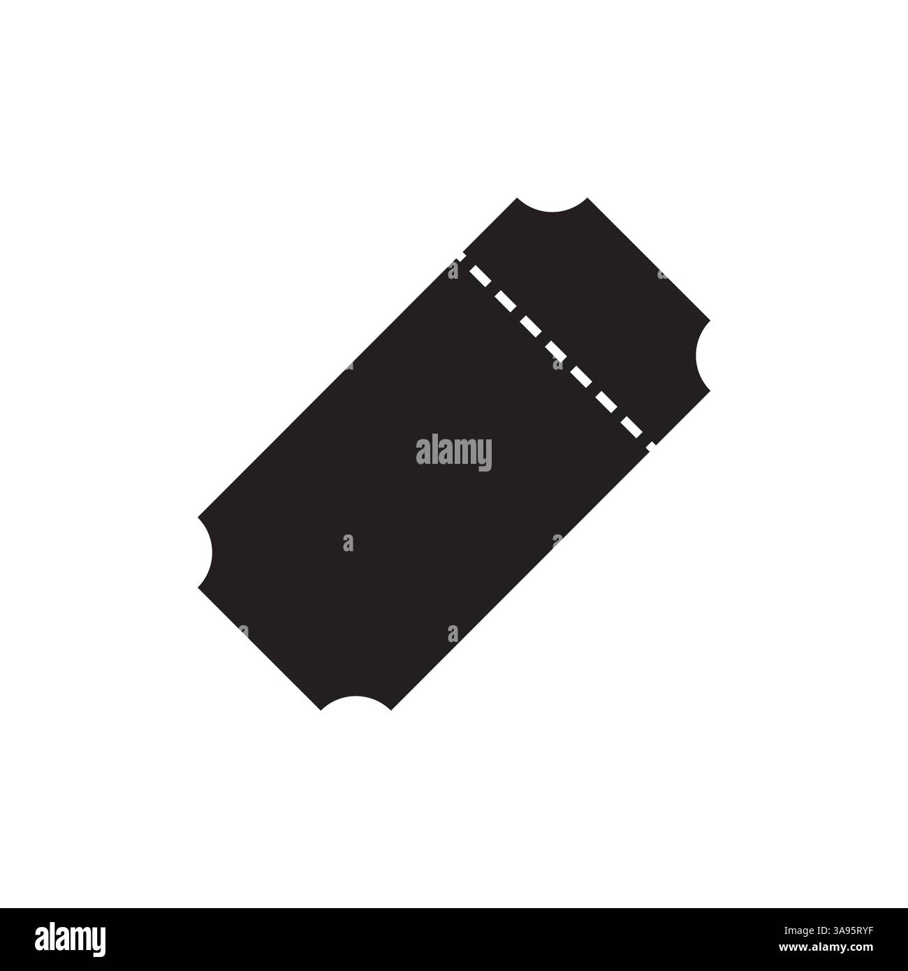 Flat Ticket icon symbol vector Illustration Stock Vector Image & Art ...