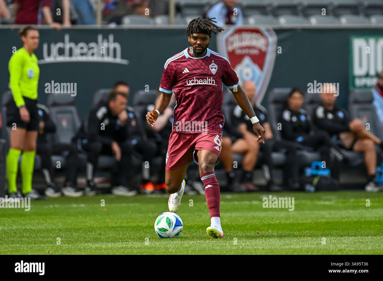 March 29, 2025: Colorado defender Chidozie Awaziem (6) in action during ...