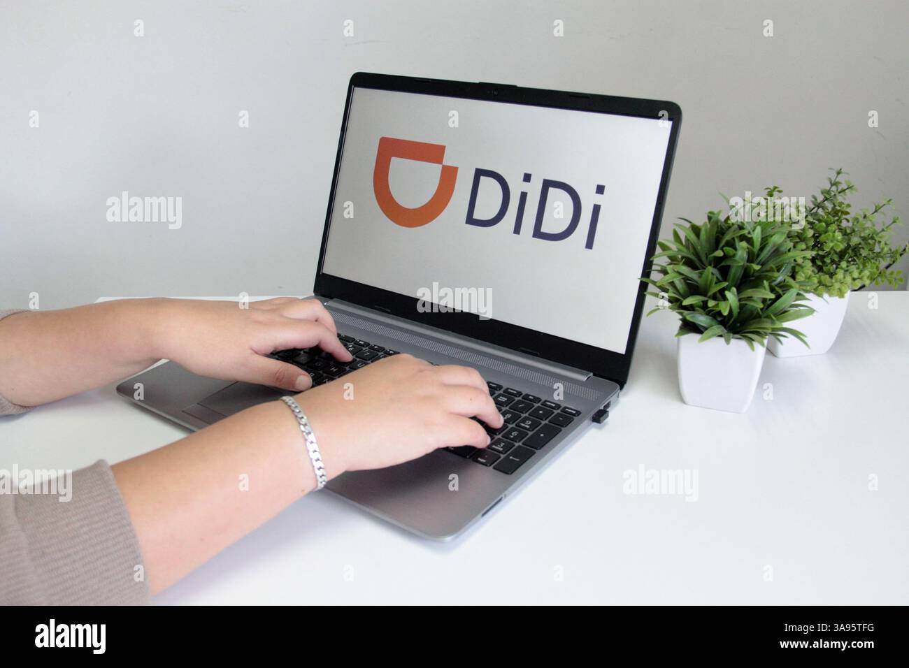 Mexico City, Mexico - Feb 22, 2025: The DiDi app is a smart mobility ...