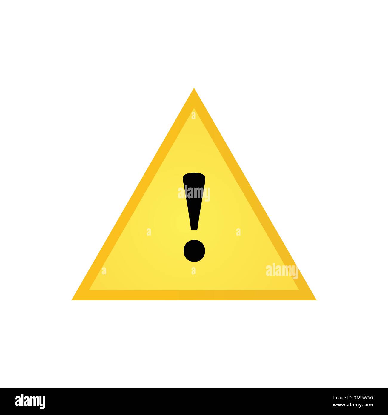 Flat Danger icon symbol vector Illustration Stock Vector Image & Art ...