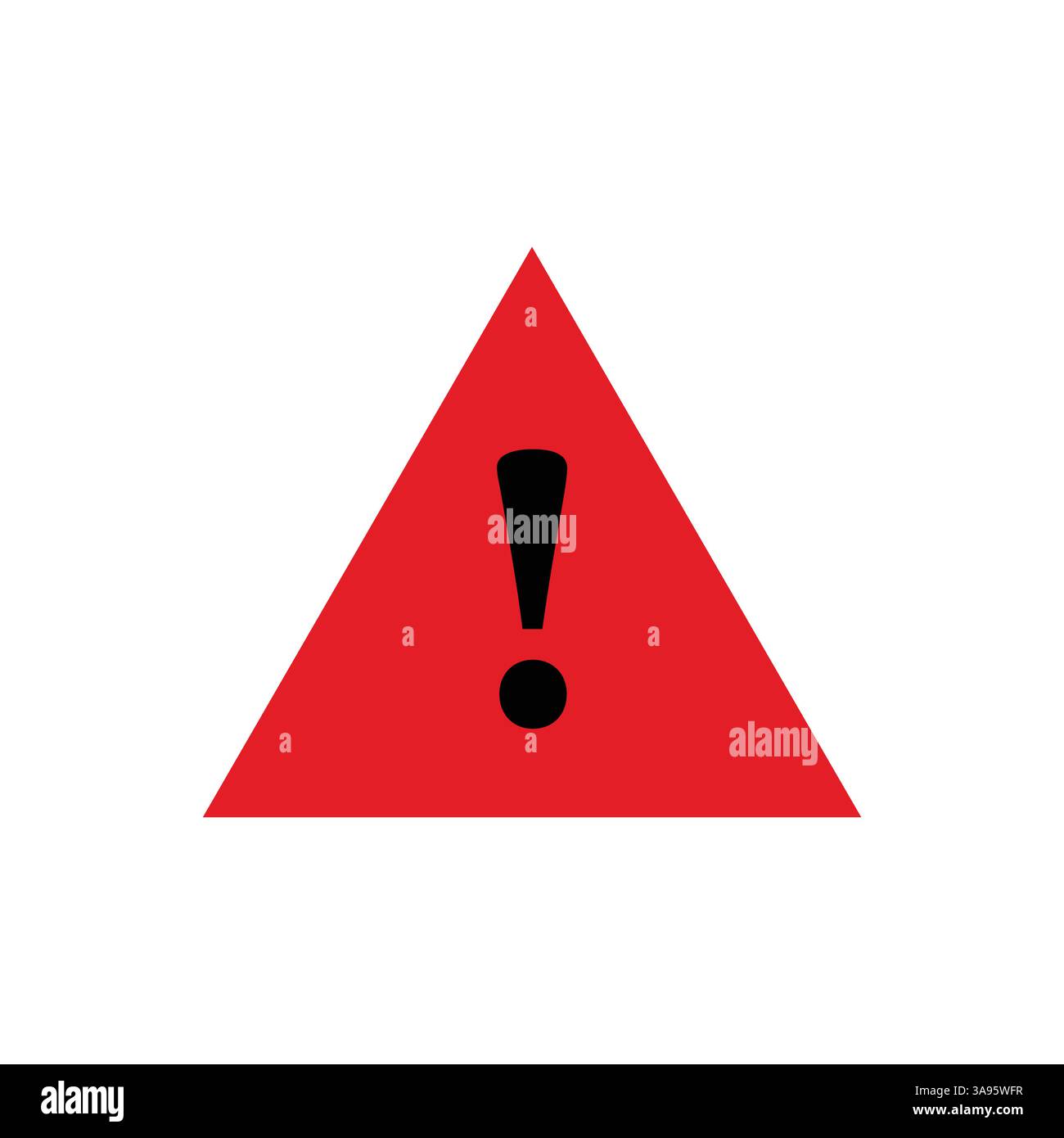 Flat Danger icon symbol vector Illustration Stock Vector Image & Art ...