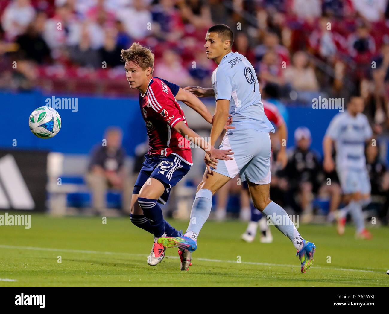 March 29, 2025, Frisco, Texas, USA: FC Dallasâ€™ left wing back NOLAN ...
