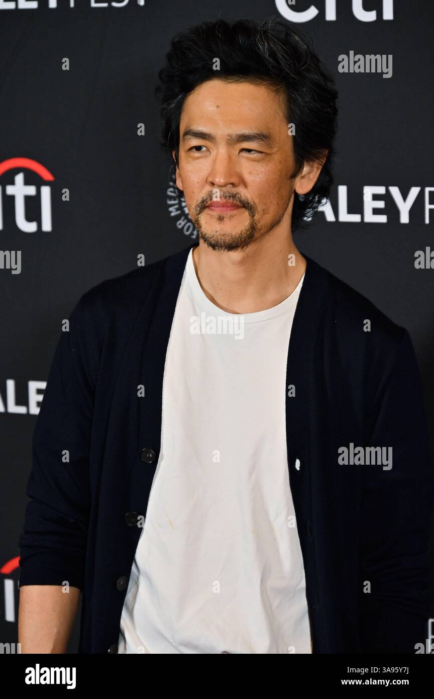 Hollywood, CA/USA - March 29, 2025: John Cho attends PaleyFest LA Poker ...