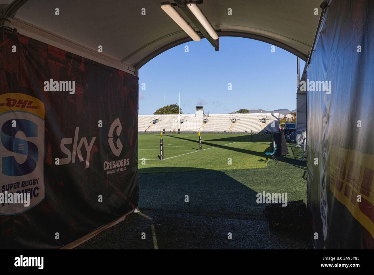 Christchurch, NEW ZEALAND - March 29: A general view of the tunnel at ...