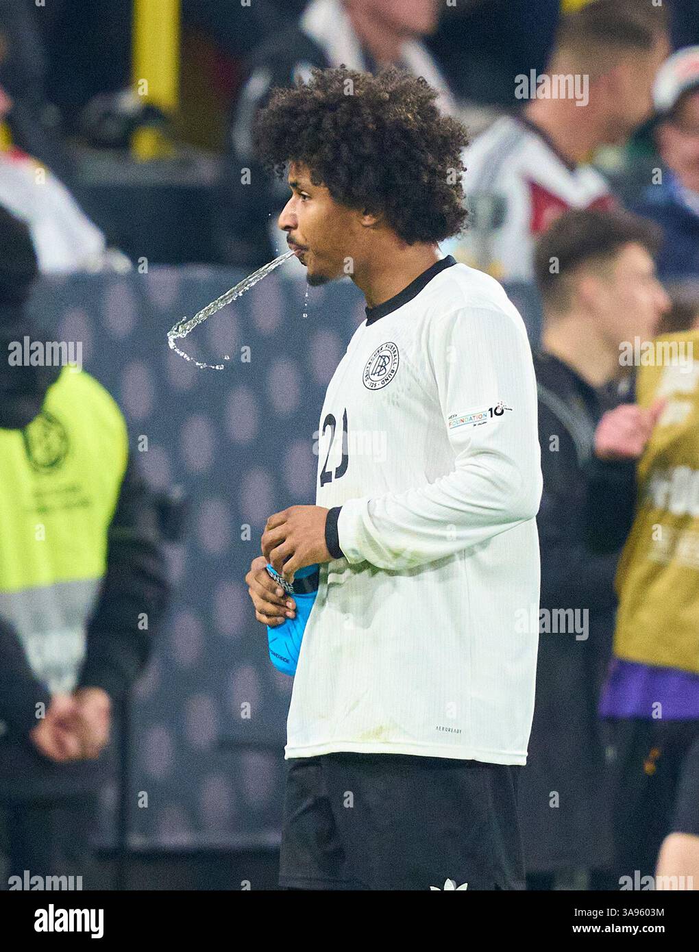 Karim Adeyemi, DFB 20 in the UEFA Nations League 2025 match GERMANY ...