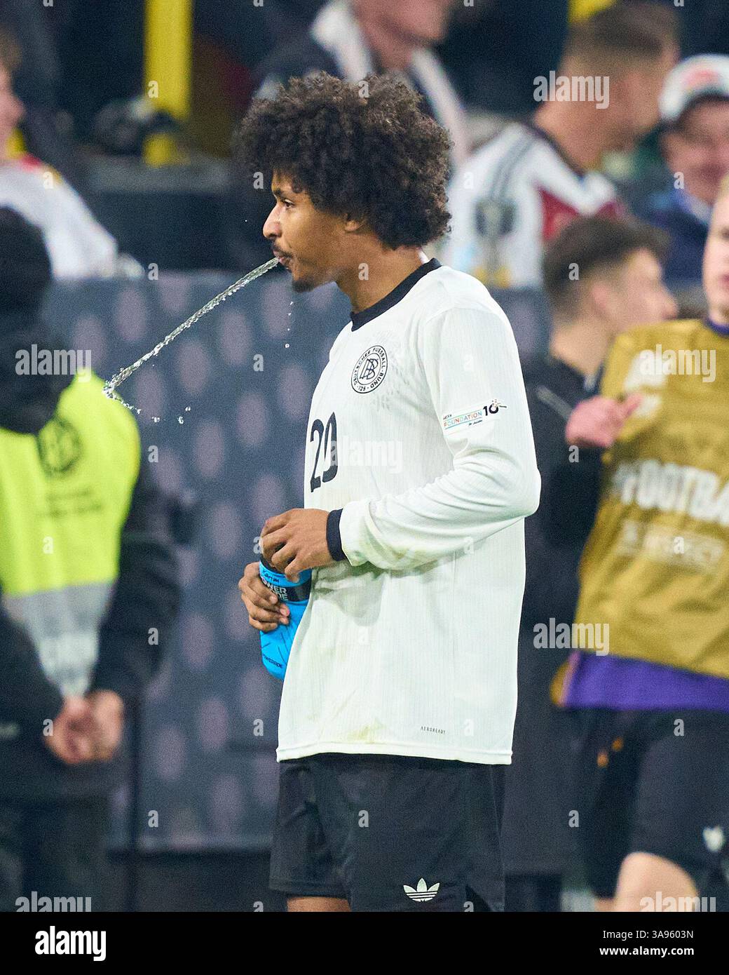 Karim Adeyemi, DFB 20 in the UEFA Nations League 2025 match GERMANY ...