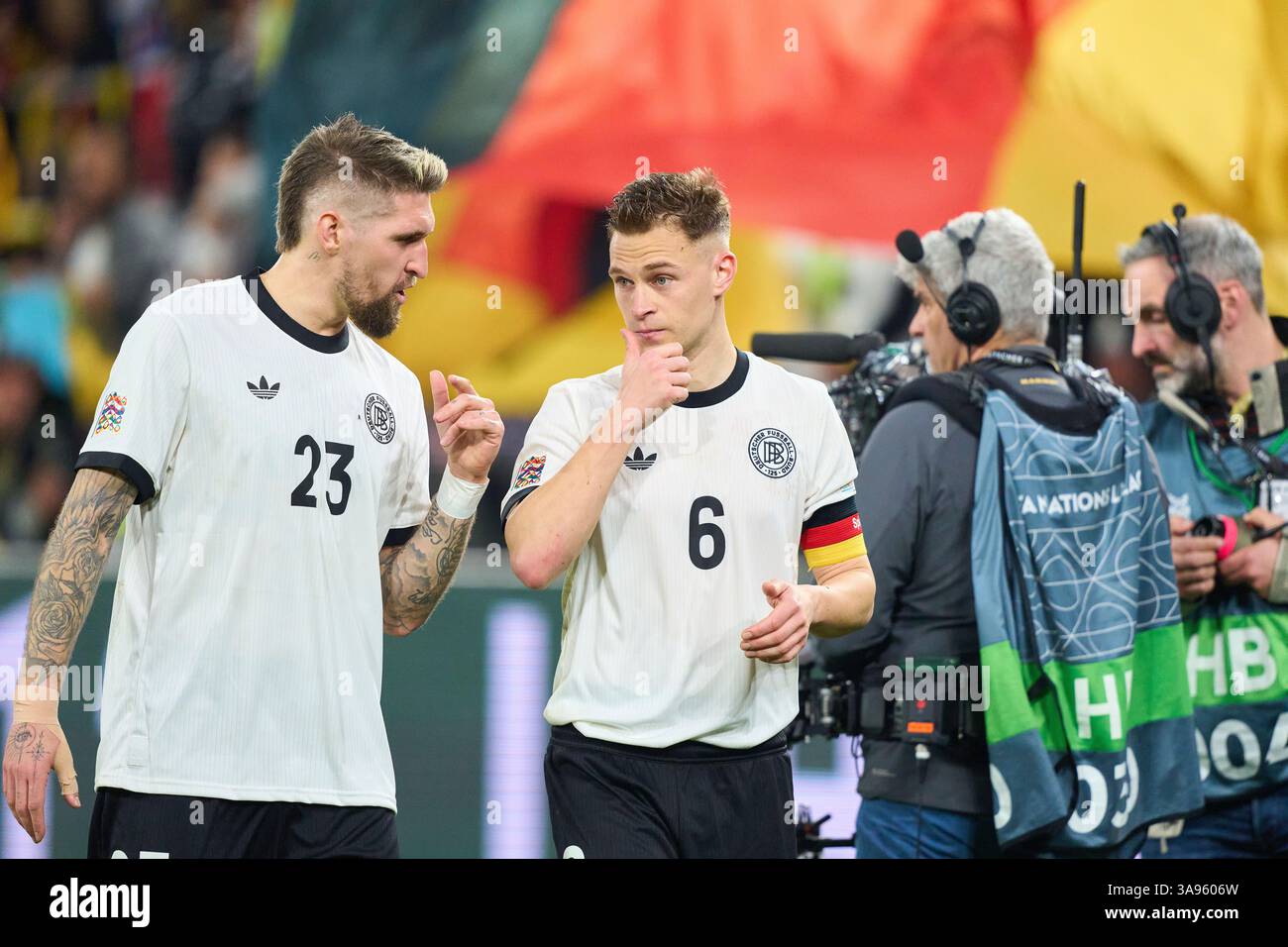 Joshua Kimmich, DFB 6 Robert Andrich, DFB 23 after the UEFA Nations ...