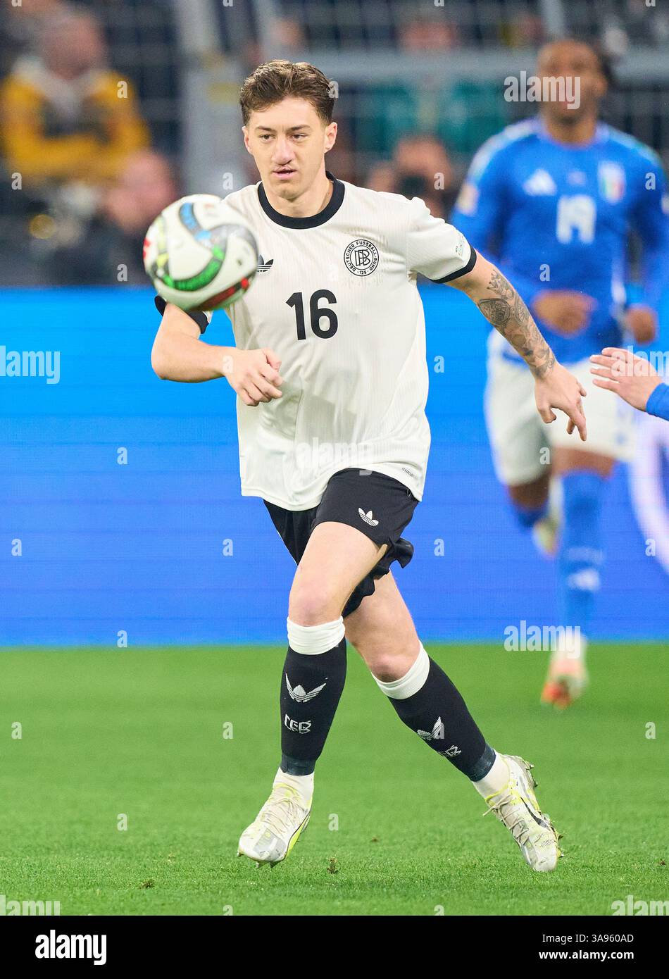 Angelo Stiller, DFB 16 in the UEFA Nations League 2025 match GERMANY ...