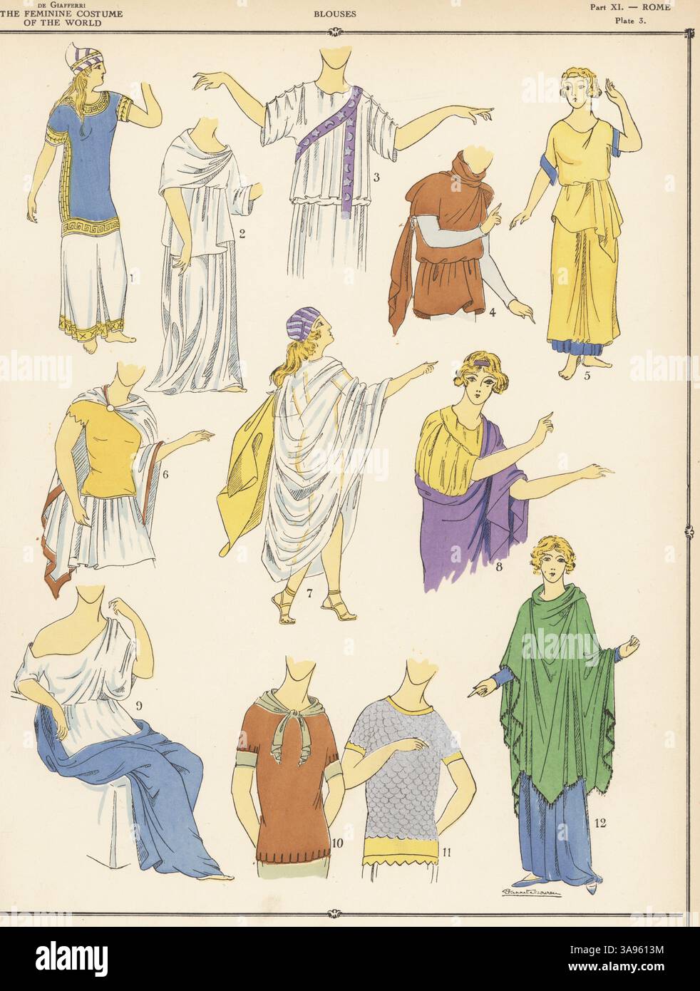 Feminine blouses of Etruscans, Romans, Vestal Virgins, etc. Etruscan ...