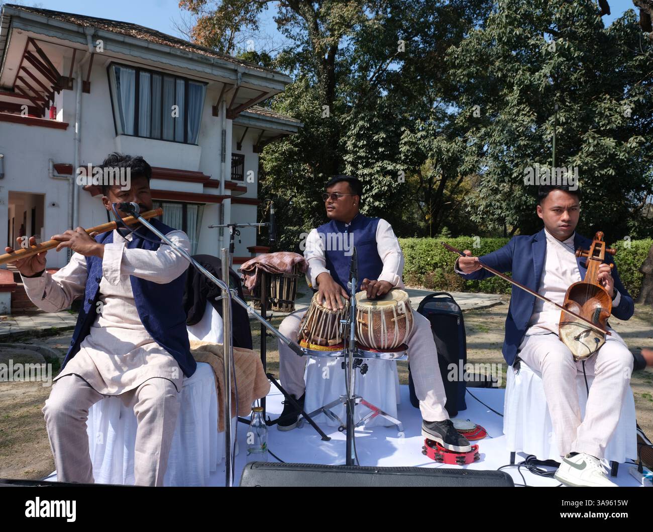 KATHMANDU, NEPAL - Feb 17, 2025 : Nepalese wedding ceremony people ...