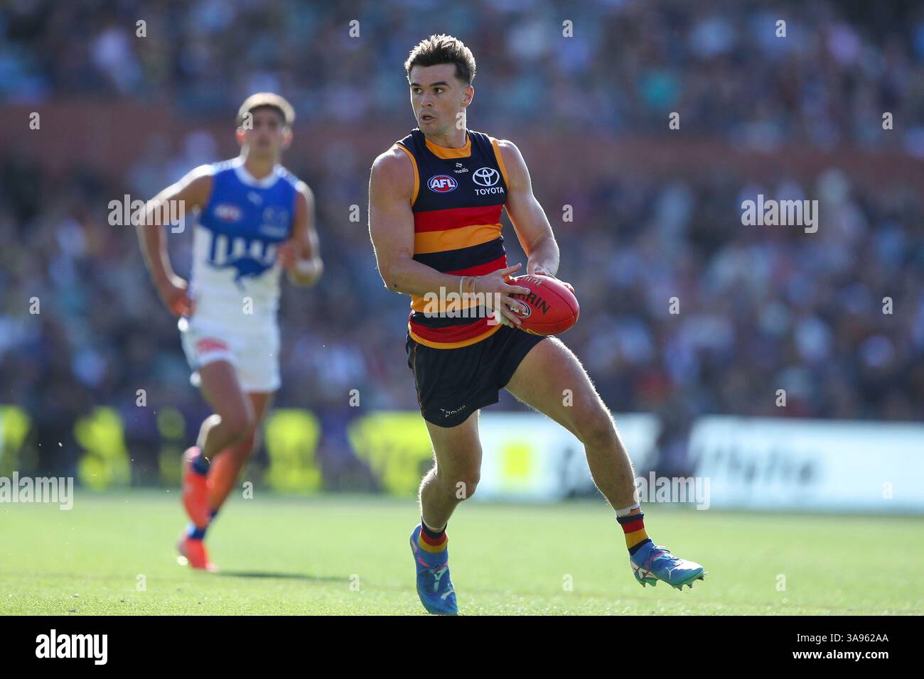 Adelaide, Australia. 30th Mar, 2025. Ben Keays of the Crows during the ...