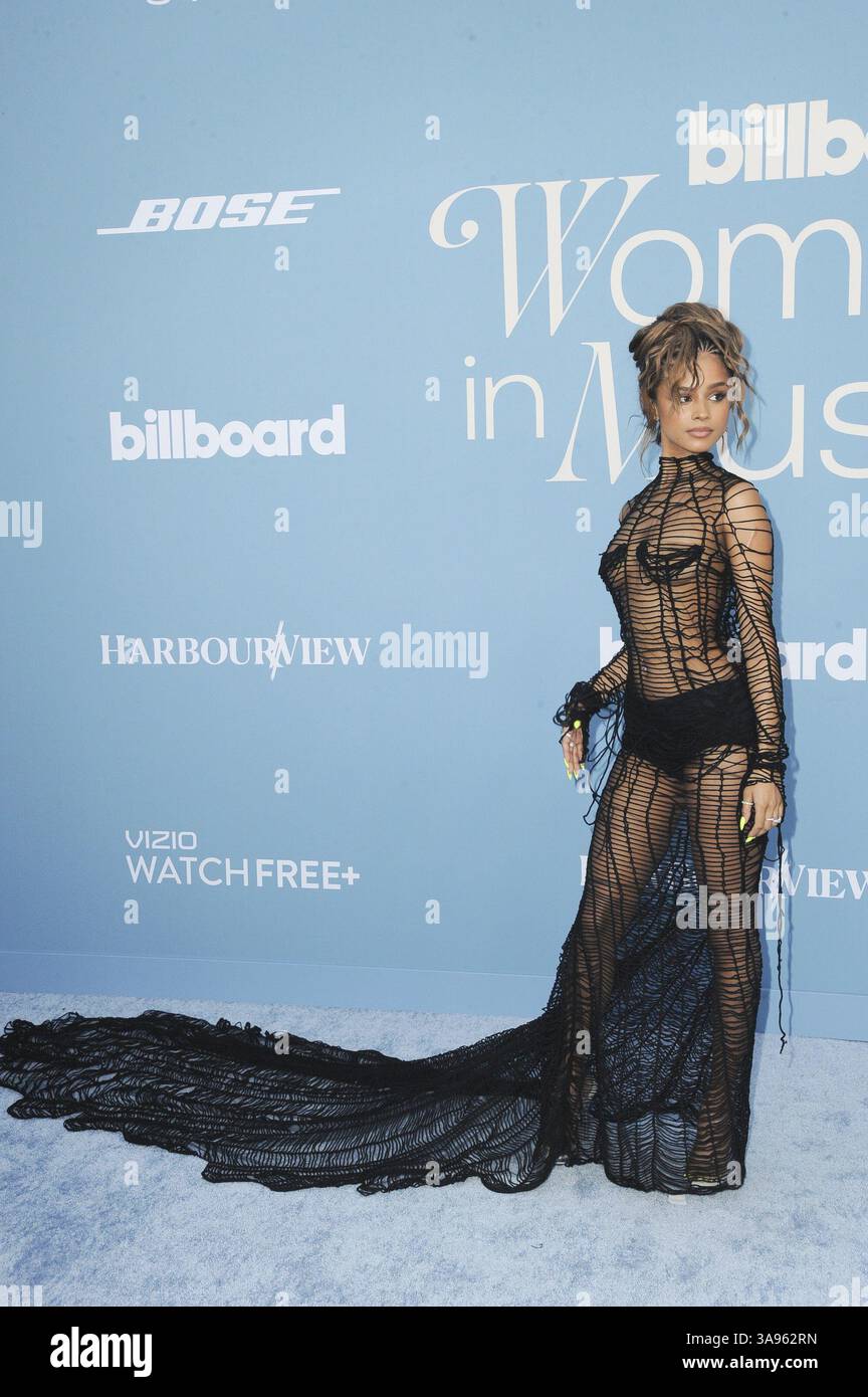 Tyla at arrivals for Billboard s Women in Music Awards, YouTube Theater ...