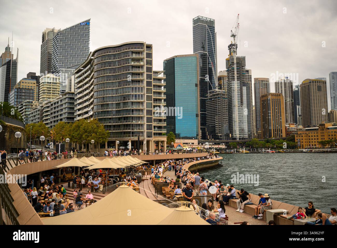 The Bar at the Sydney Opera House with the Sydney Central Business ...