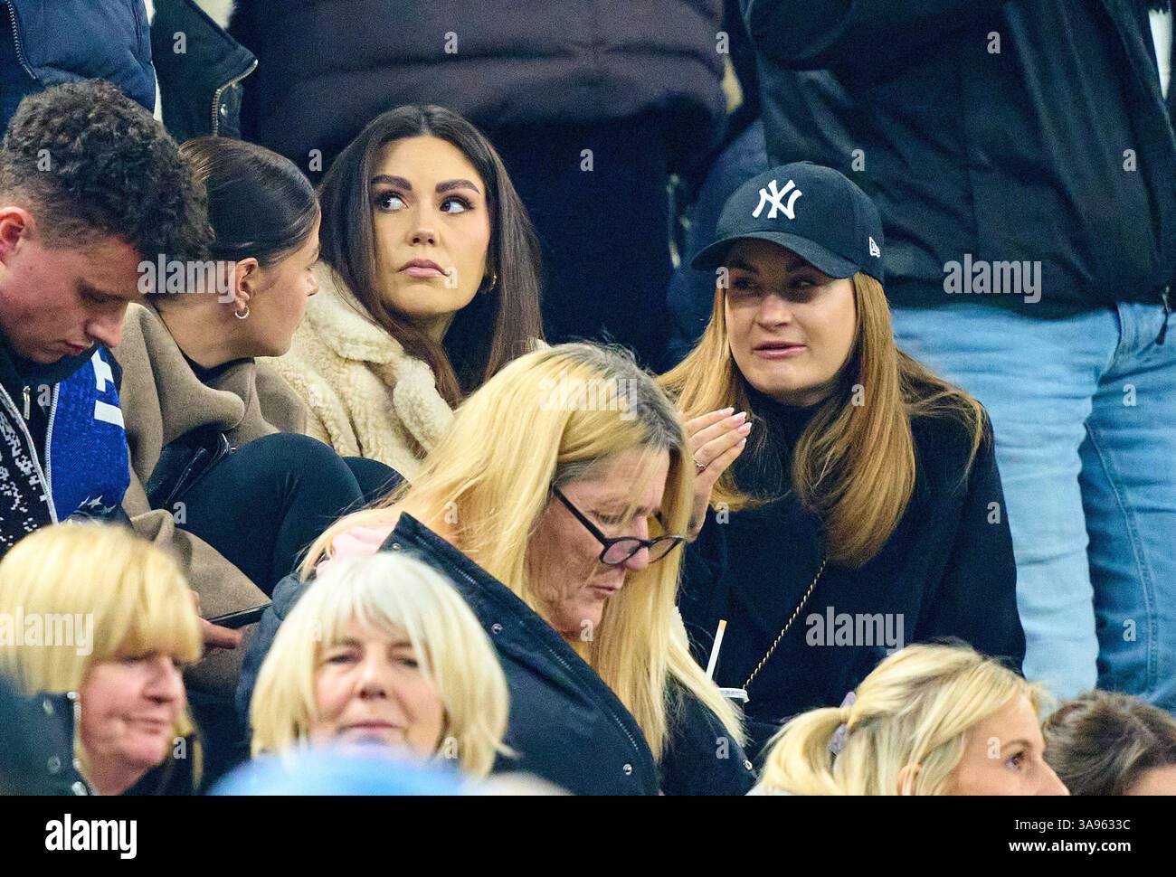 Eva Katharina (R), wife of David Raum, DFB 22, Alicia Andrich, wife of ...