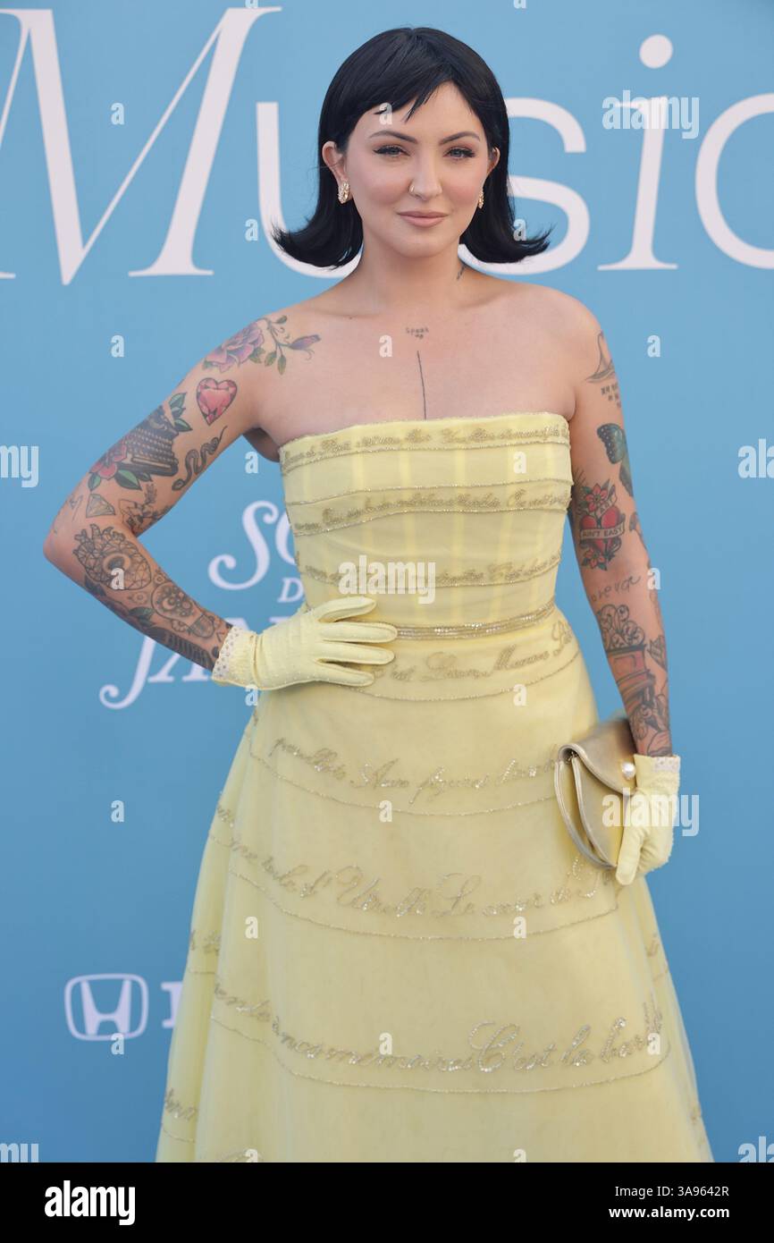 Julia Michaels attends the 2025 Billboard Women in Music at YouTube ...