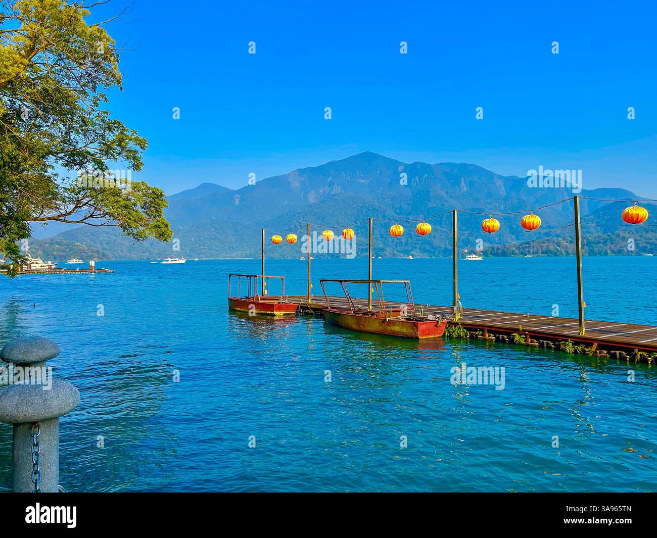 Yuchi, Taiwan, Sun Moon Lake, Scenic View, Historic Port, Peninsula ...