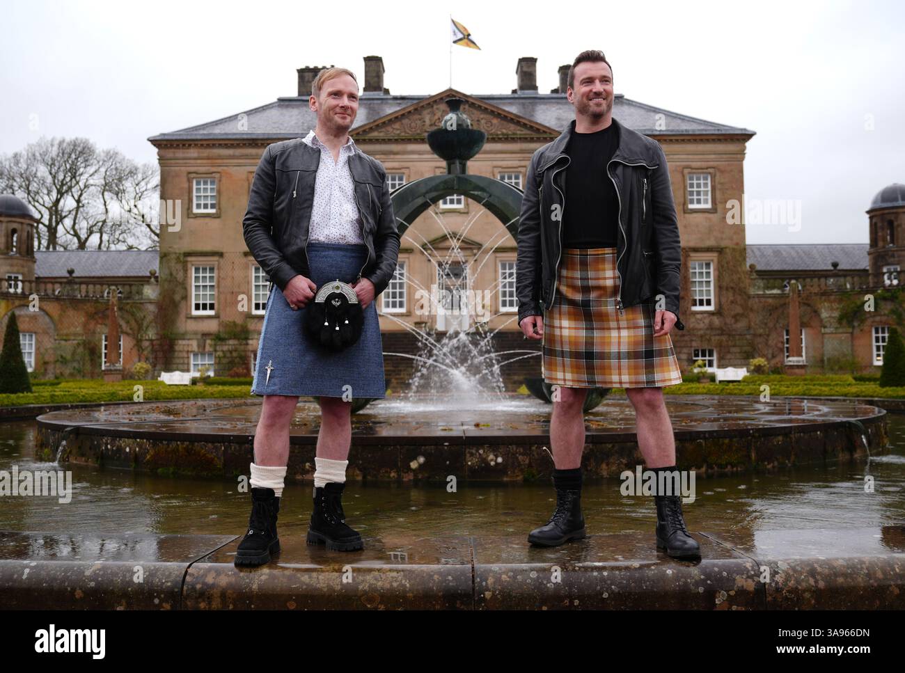 Dumfries House graduate Graeme Bone (left), from Auchinleck alongside ...