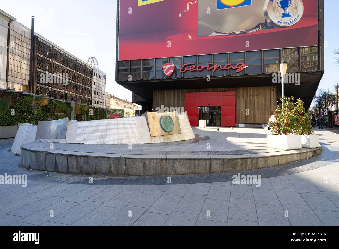 Belgrade, Serbia. March 21 2025. The Plato Doke Vjestice monument in ...