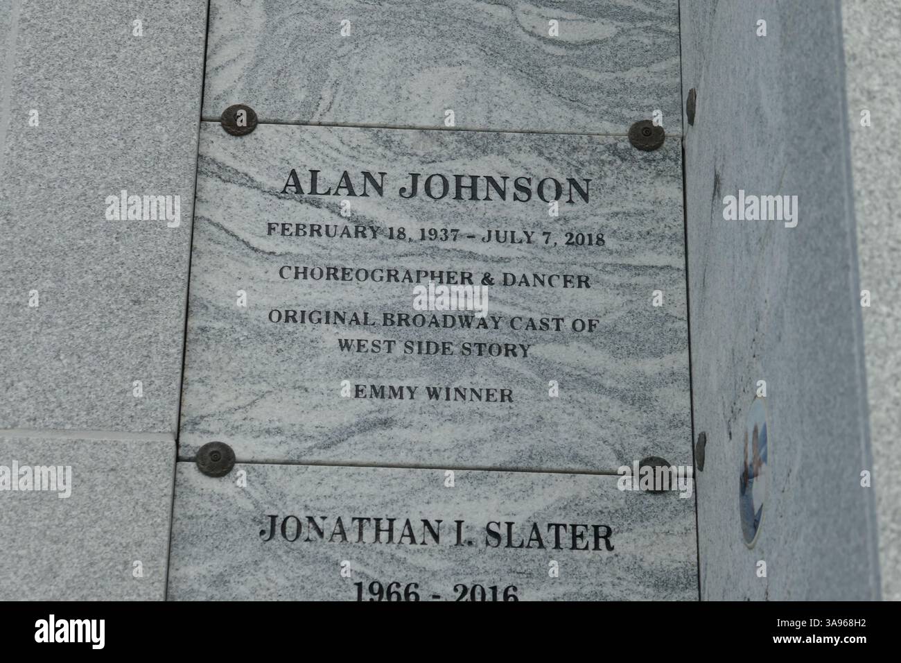 Los Angeles, California, USA 28th March 2025 Choreographer/Dancer Alan Johnson Grave at ...