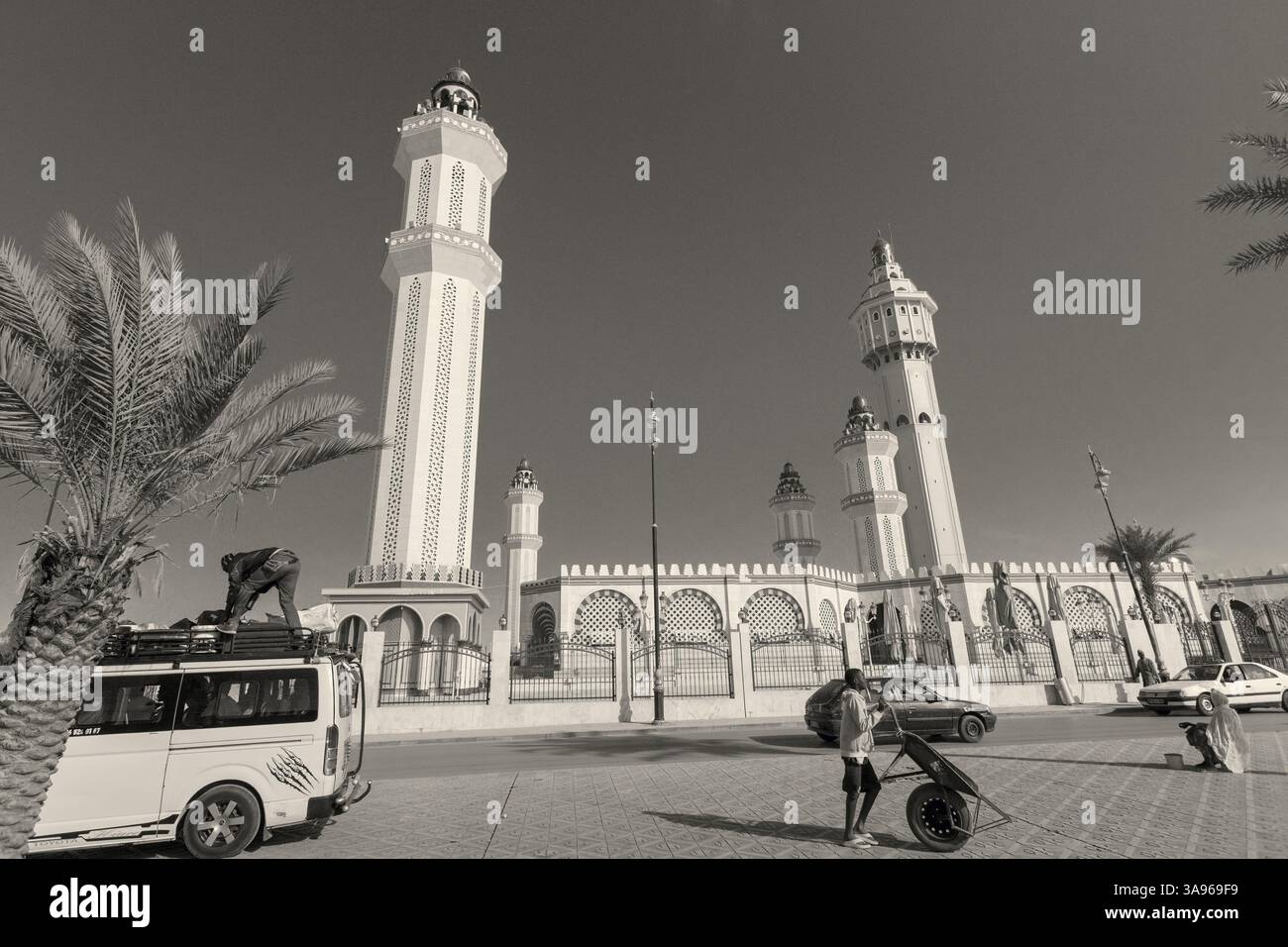Architecture details of Touba Sacred mosque in Touba Senegal Stock ...