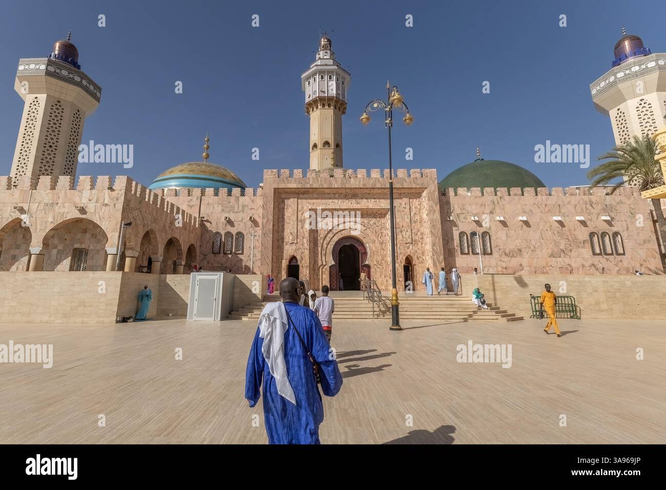 Architecture details of Touba Sacred mosque in Touba Senegal Stock ...
