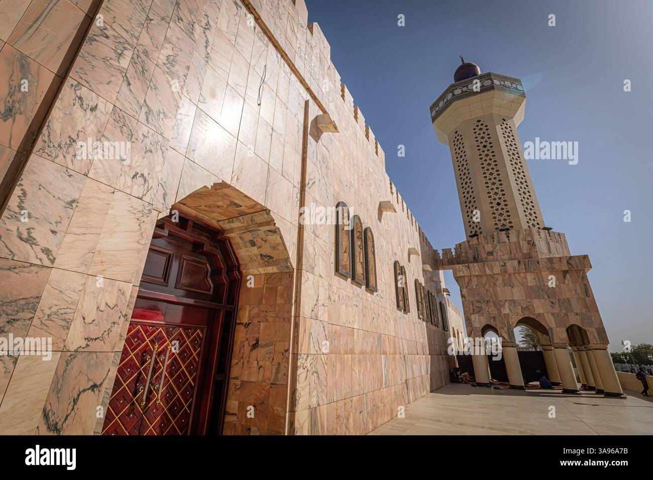 Architecture details of Touba Sacred mosque in Touba Senegal Stock ...