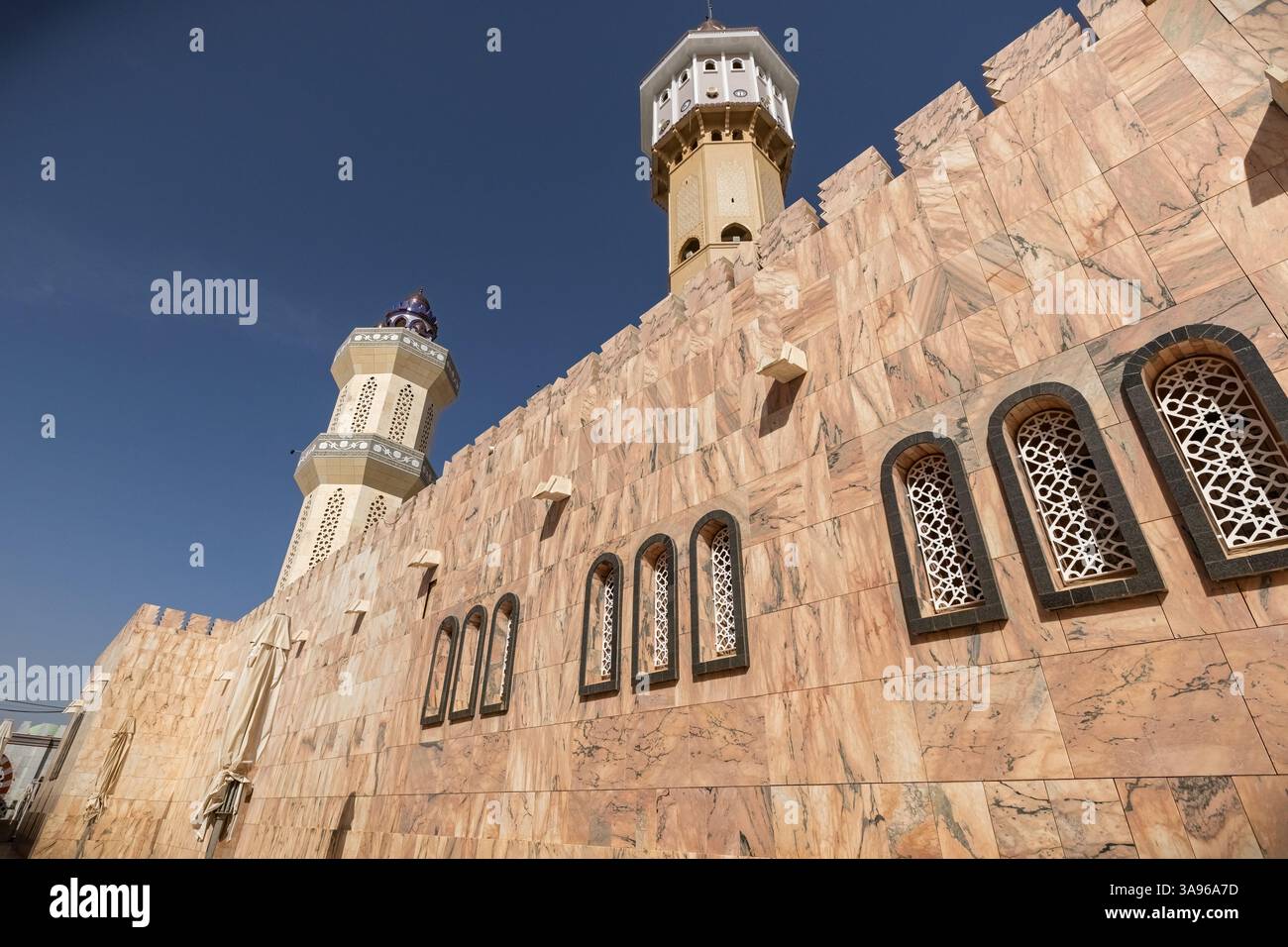 Architecture details of Touba Sacred mosque in Touba Senegal Stock ...