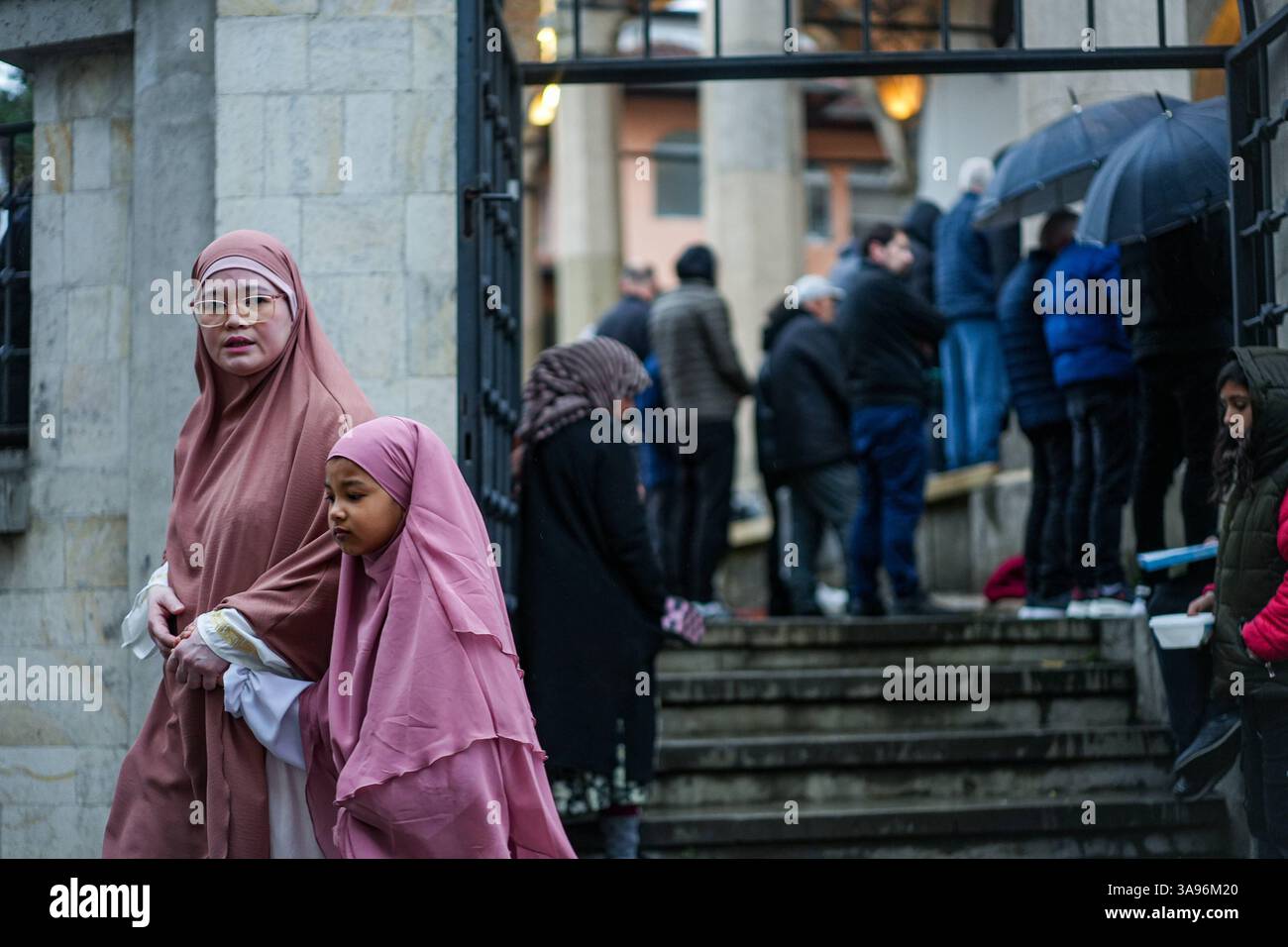 Muslim faithful attend Eid al-Fitr prayers in Kosovo Muslim faithful attend Eid al-Fitr prayers ...