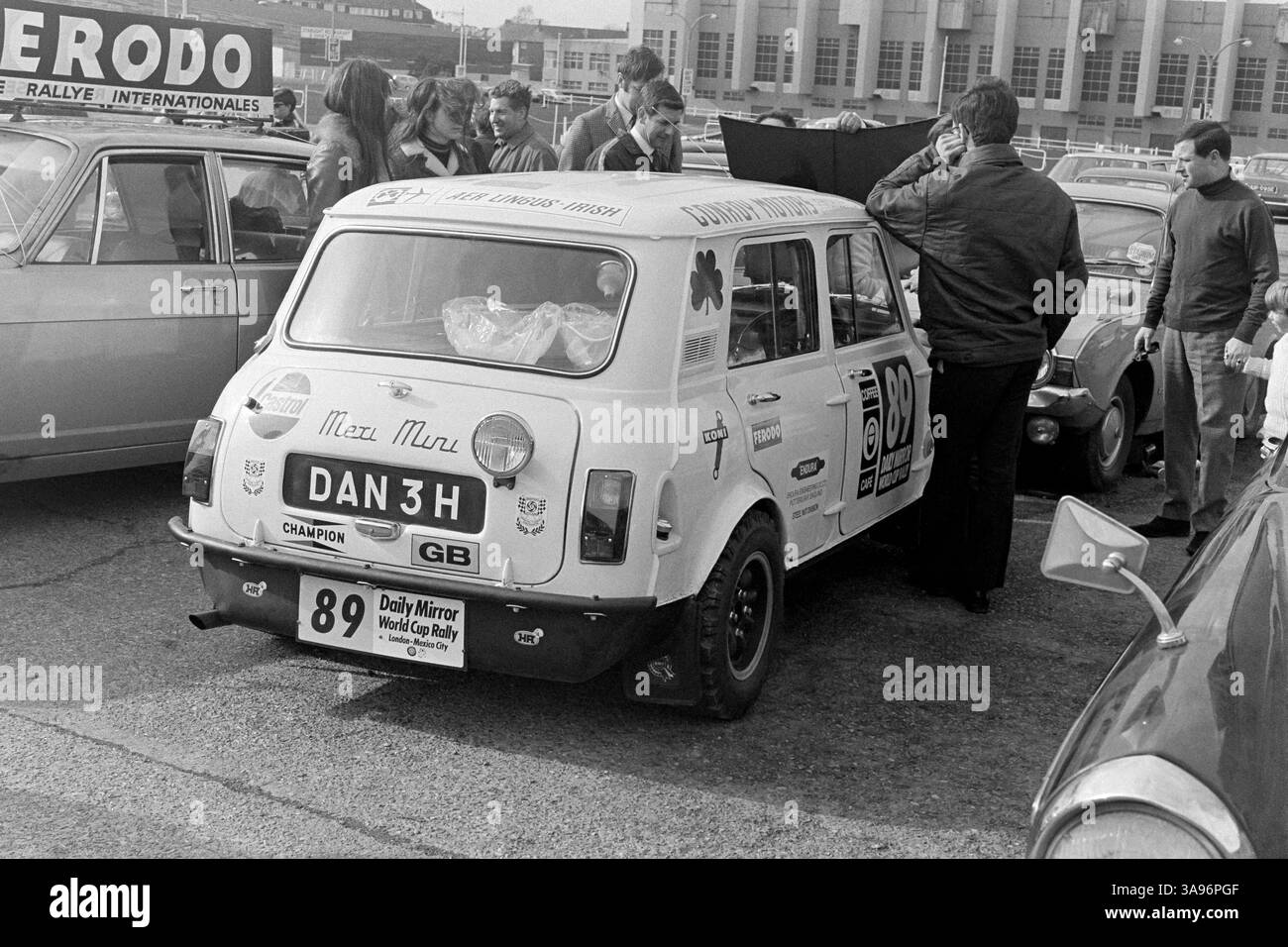 Daily Mirror London-Mexico World Cup Rally 1970 Stock Photo - Alamy