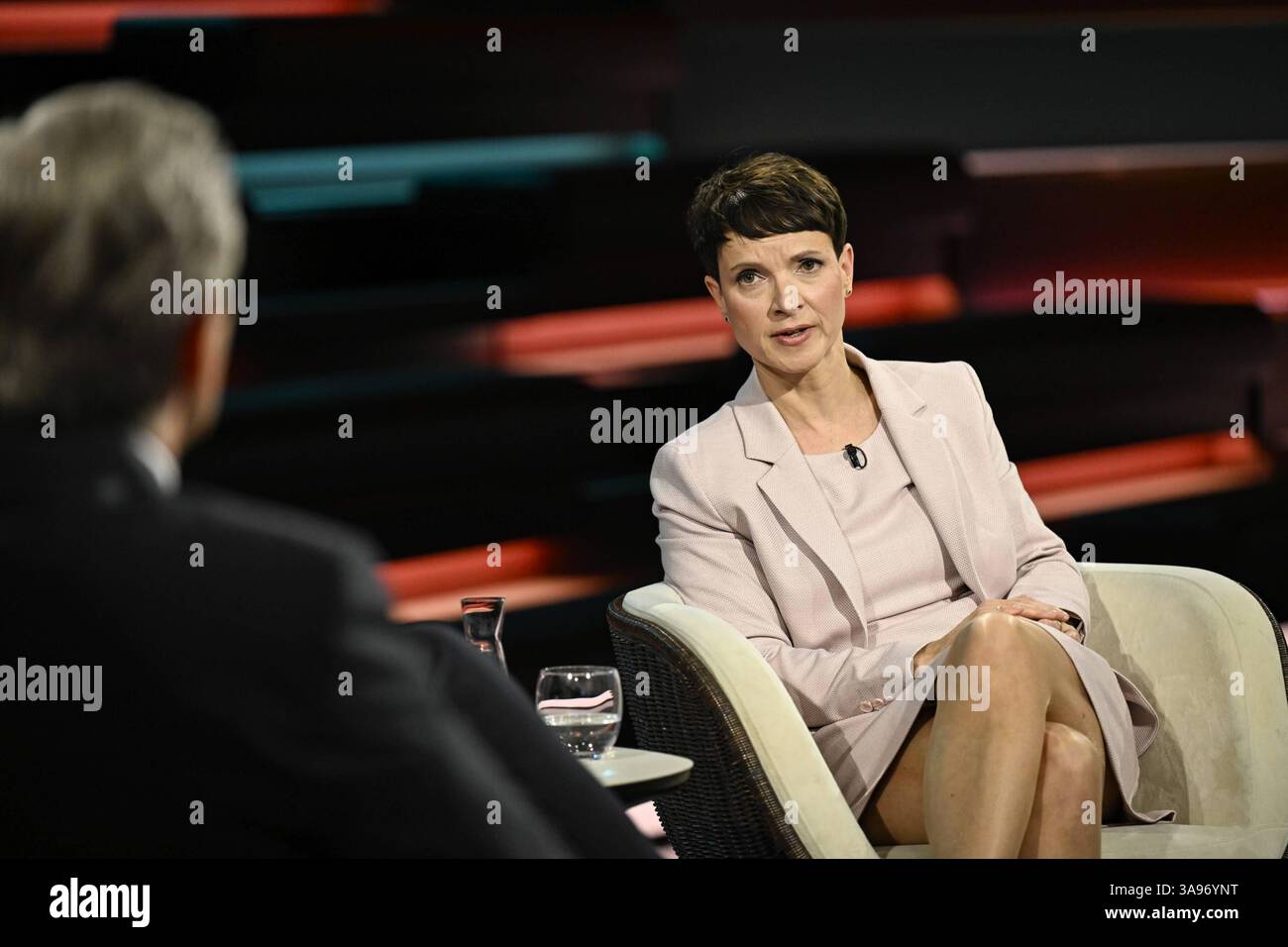 Frauke Petry und Markus Lanz 03/25 her Frauke Petry mit Markus Lanz am 27. März 2025 in Markus ...