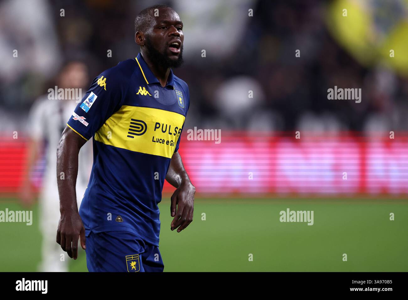 Torino, Italy. 29th Mar, 2025. Jean Onana of Genoa Cfc looks on during ...