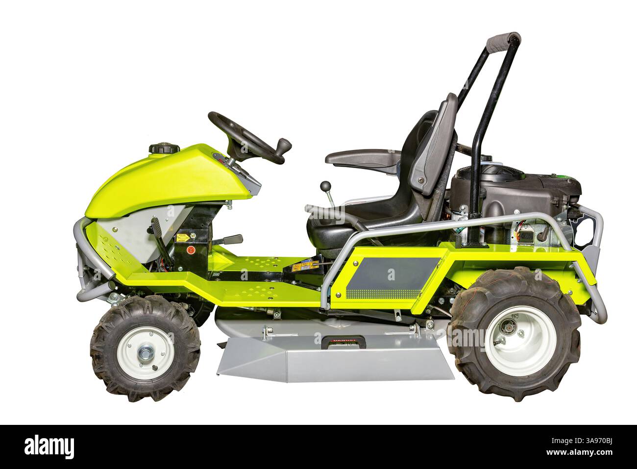 Compact and robust, this lawn care vehicle showcases a unique design ...