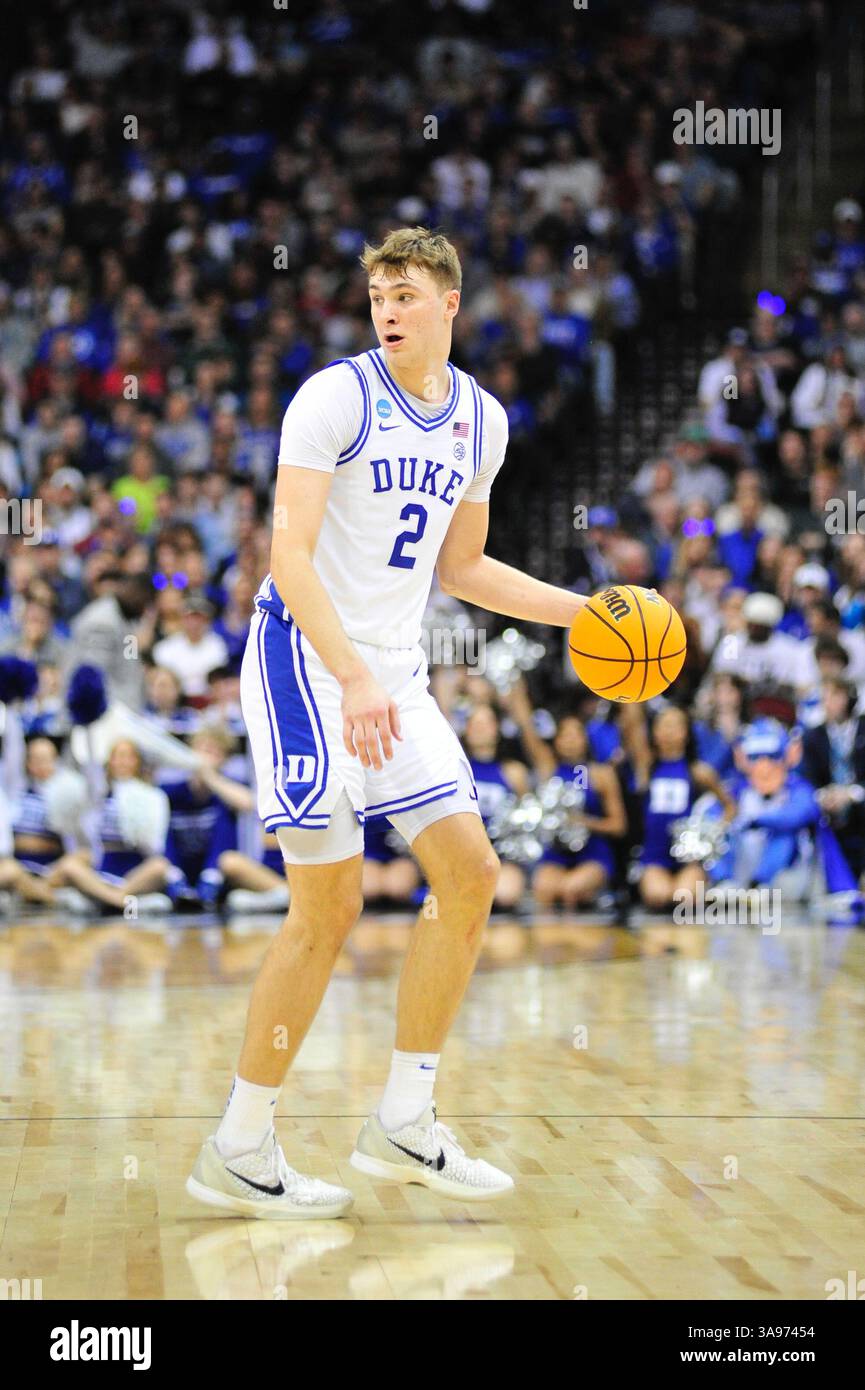 Duke's Cooper Flagg (2) during the East Regional Elite 8 Men's ...