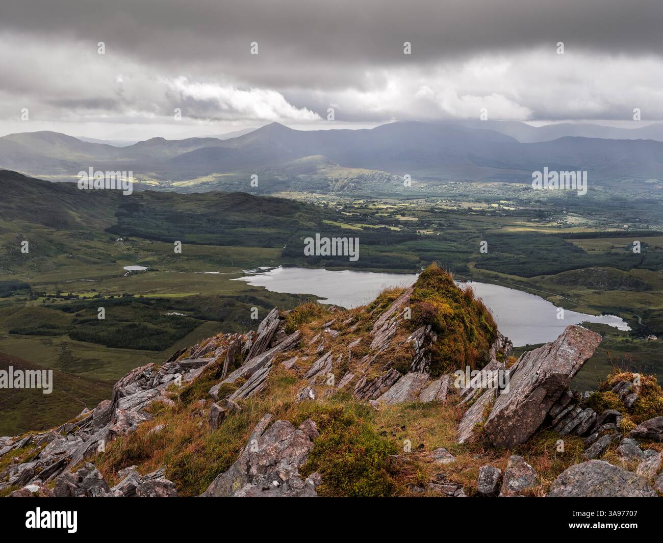 Overcast sky above valley hi-res stock photography and images - Alamy