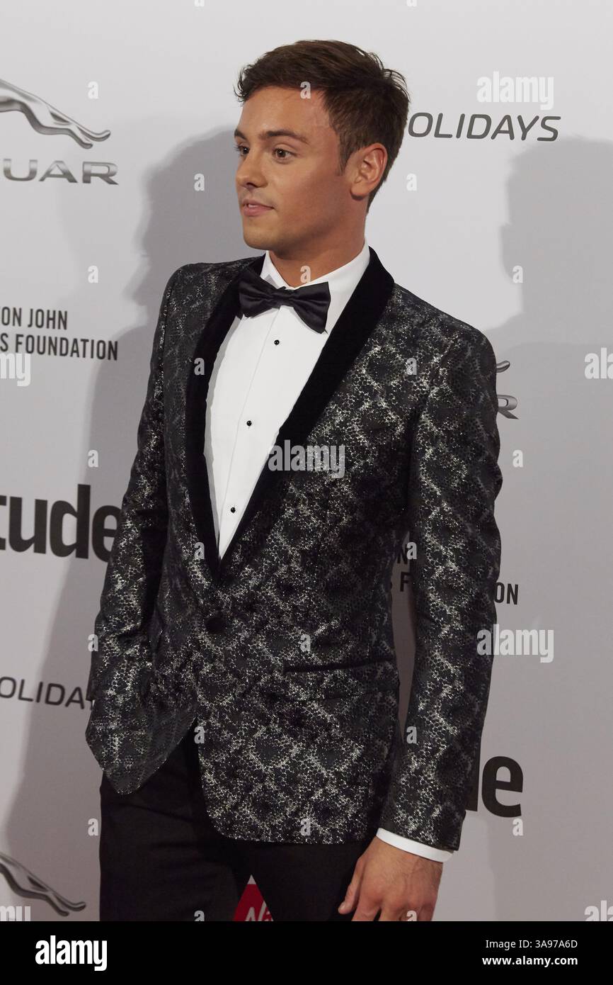 Oct 12, 2017 - London, United Kingdom - Tom Daley during red carpet ...