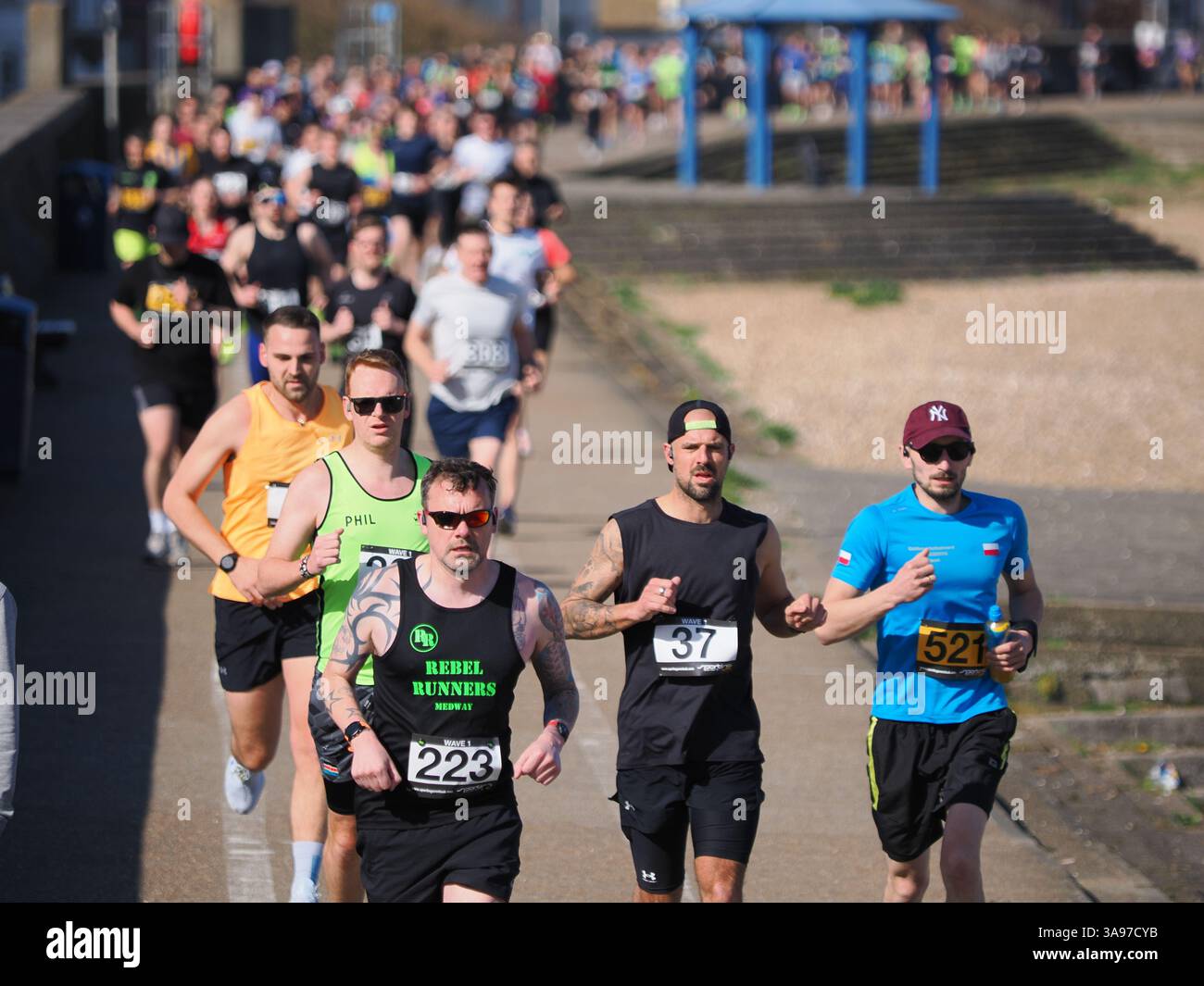 Sheerness, Kent, UK. 30th Mar, 2025. The annual Sheppey Island Run this ...
