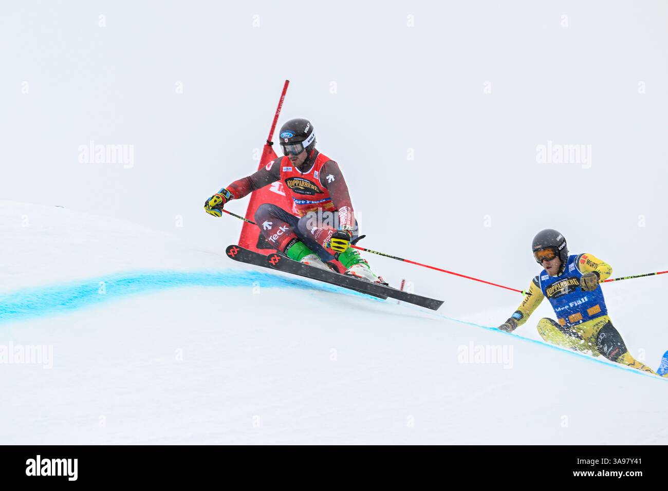 IDRE, SWEDEN 20250330Canada's Reece Howden and Germany's Tim Hronek ...