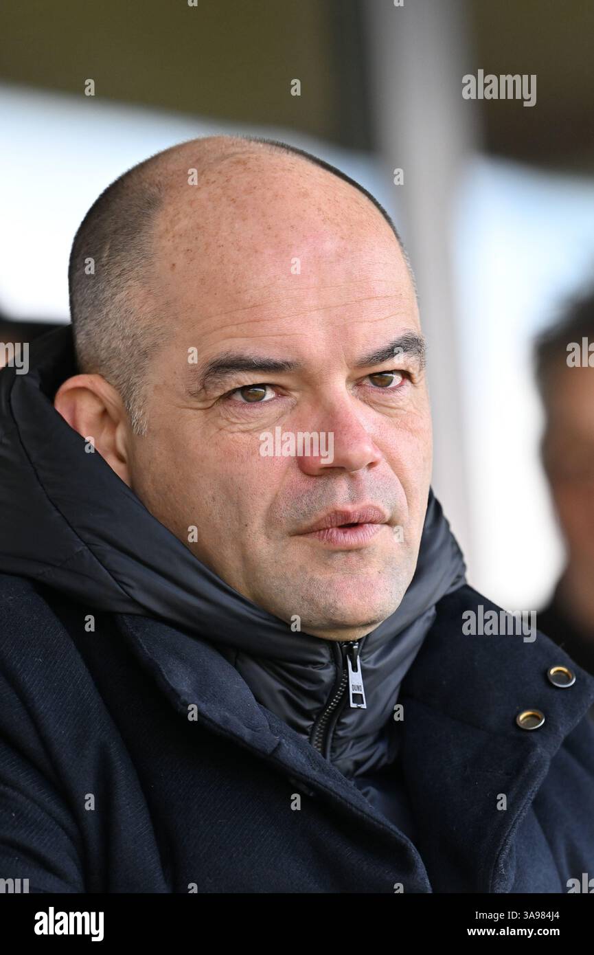 Peter Willems of the RBFA pictured during a female soccer game between ...