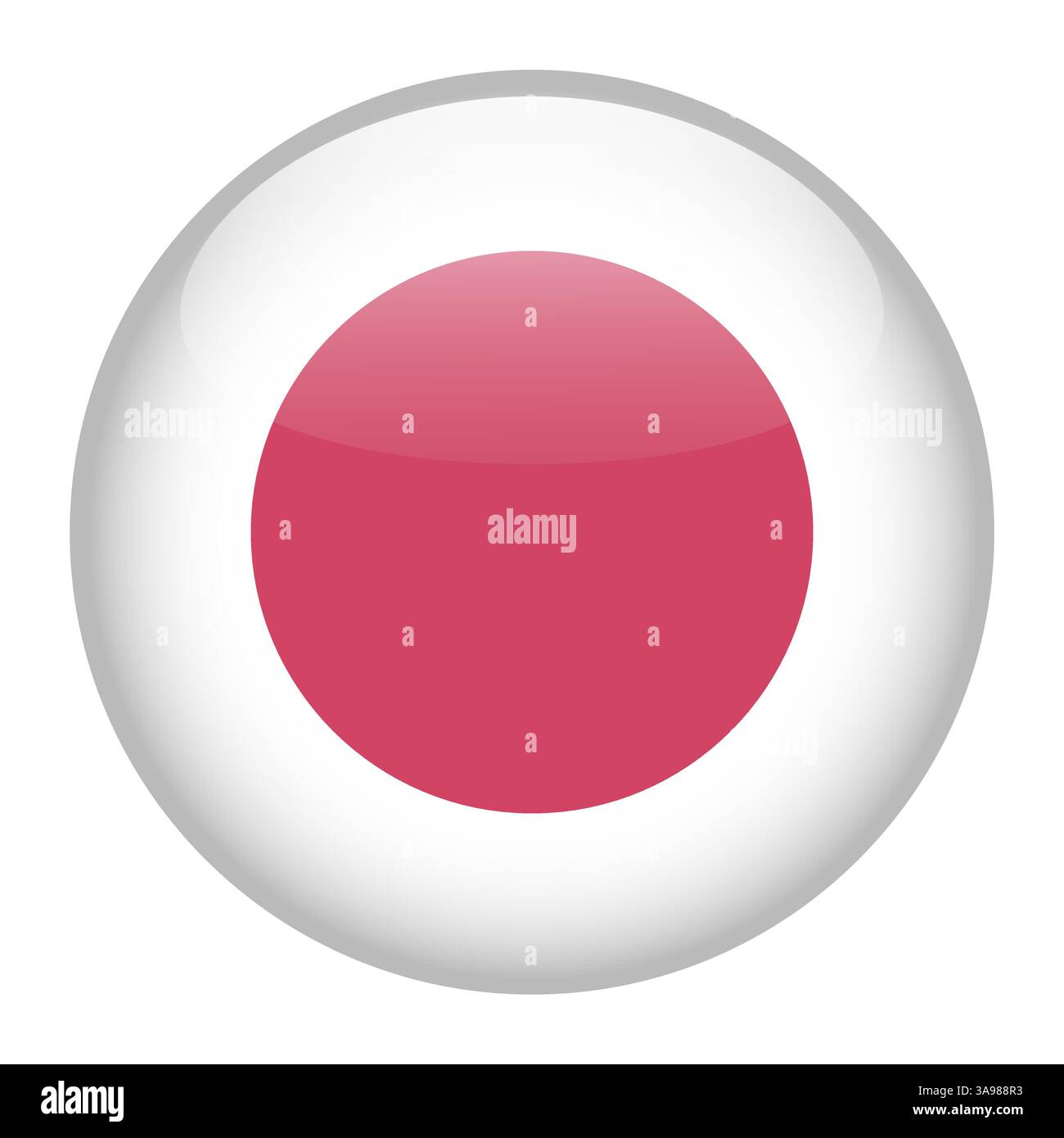 flag of Japan, button round glossy icon Stock Vector Image & Art - Alamy