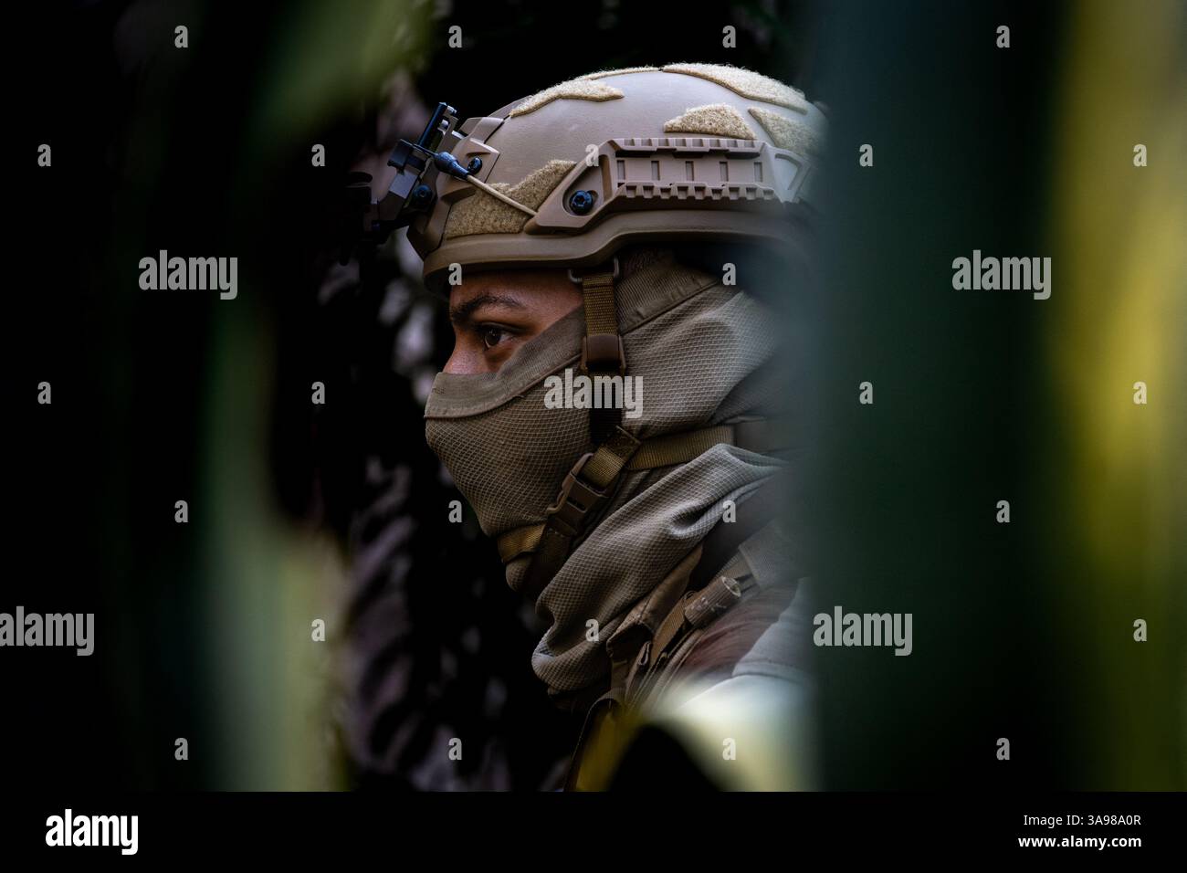 The 21st regiment d'infanterie de marine (21 RIMa) seen in action ...